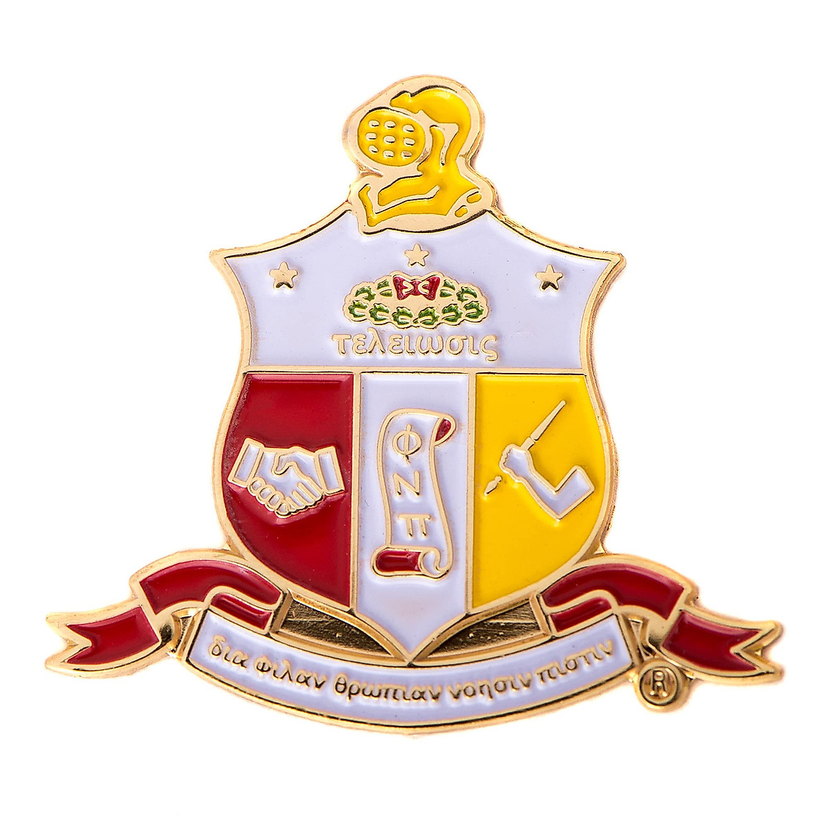 Desert Cactus Kappa Alpha Psi Lapel Pin Gold Crest Fraternity Enamel Formal Wear Blazer Jacket Nupe