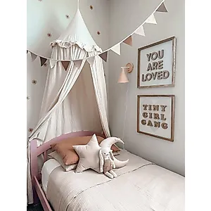 Ullabelle Decorative Pillow, Decorative Nursery Pillow, Playroom Décor, Cute Throw Pillows (Pink Moon)