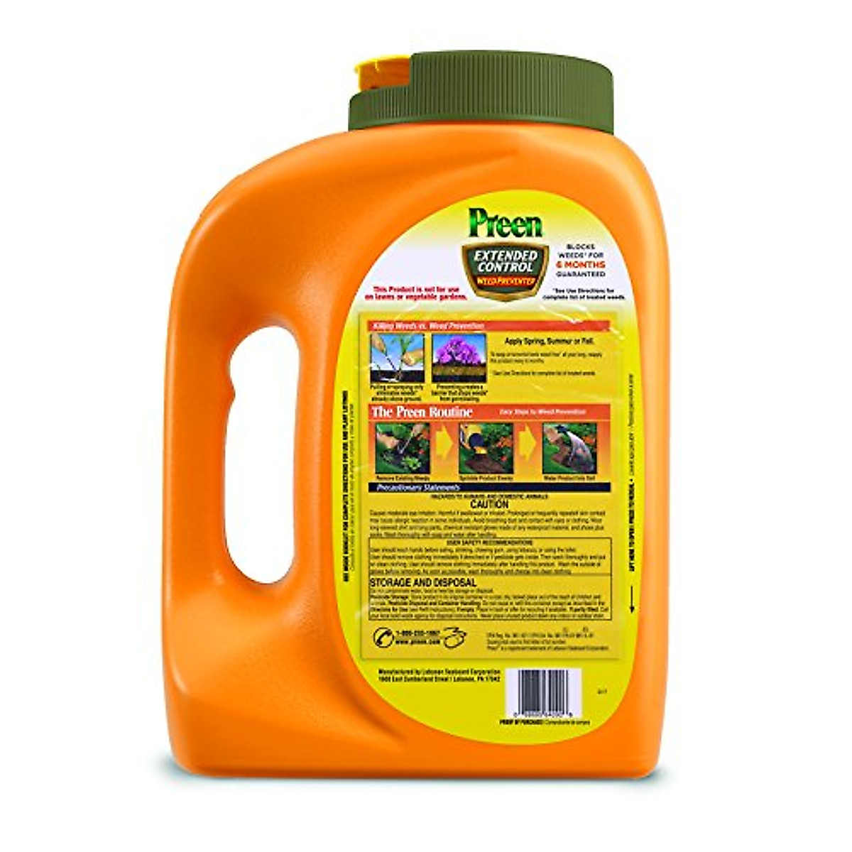 Preen Extended Control Weed Preventer - 4.93 lb. Bottle - Covers 805 sq. ft.