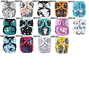 Sigzagor Newborn Baby Diaper Nappy Cover 8lbs-10lbs (Floral)