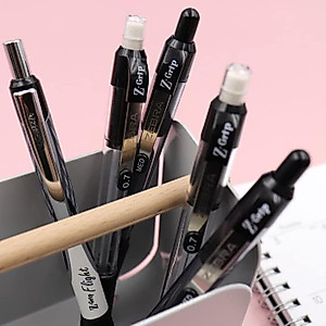 Zebra Pen Z-Grip Retractable Ballpoint Pen, Fine Point, 0.7mm, Black Ink, 12-Pack