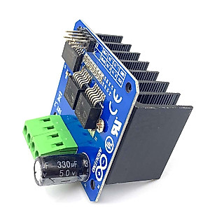 Kiro&Seeu Double BTS7960B DC 43A Stepper Motor Driver Module H-Bridge PWM Driving Board Compatible with Arduino Smart Car Raspberry Pi