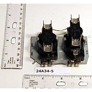 Emerson 24A34-5 Electric Heat Sequencer, 3 Switches