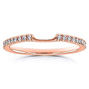 Kobelli Notched Diamond Wedding Band 1/8 CTW in 14k Gold - 7.5 / yellow-gold