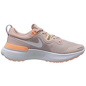 NIKE Women's Running Shoe, Champagne White Orange Pulse Barely Rose, 7.5