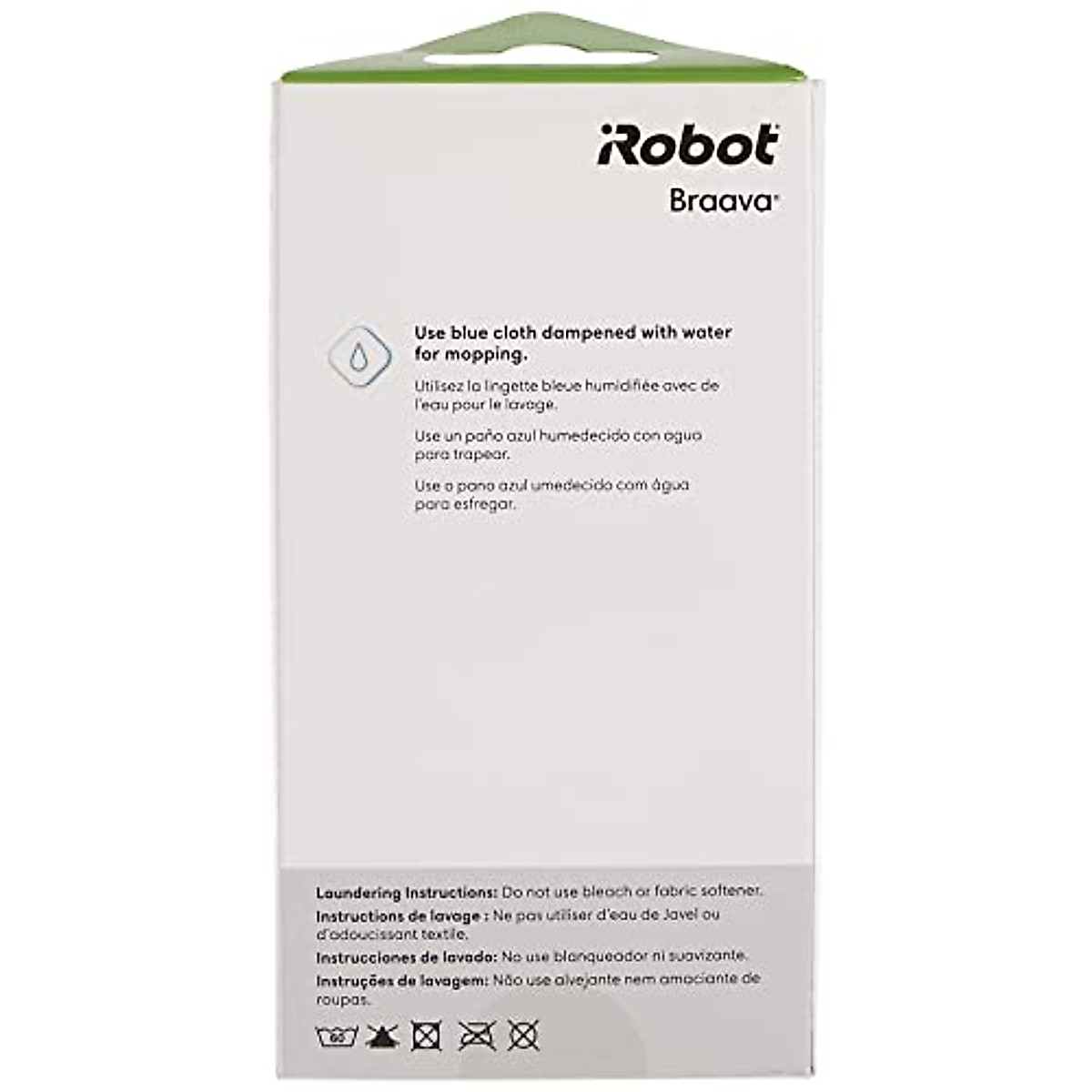 iRobot Braava Authentic Replacement Parts - Braava 300 Series Microfiber Mopping Cloths, Accessories (3-Pack)