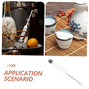 KICHOUSE 4pcs Lactometer Hydrometer Milk Lactate Meter Kitchen Supply Kitchen Kit Measure Tool Kitchen Supplies Degree Tools Measure Supply Glass Transparent