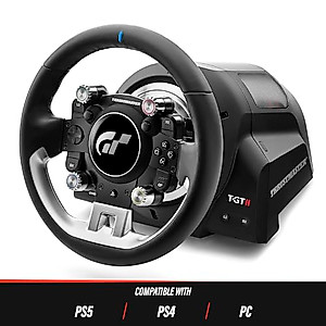 ThrustMaster T-GT II Racing Wheel - Officially licensed for PlayStation 5 and Gran Turismo - PS5 / PS4 / PC - UK Version