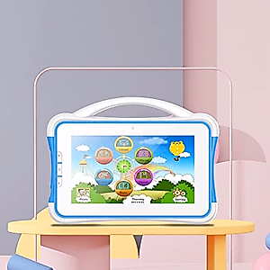 Garsentx Kids Tablet 7 inch Toddler Tablet for Kids with WiFi Dual Camera 1GB Plus 32GB 3G Network,Safety Eye Protection Screen,Touch Screen,3000 mAh Toddlers Tablet with Drop Proof Case(US PLG)