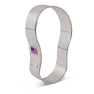 Flip Flop Summer Beach Cookie Cutter, 4.25" Made in USA by Ann Clark