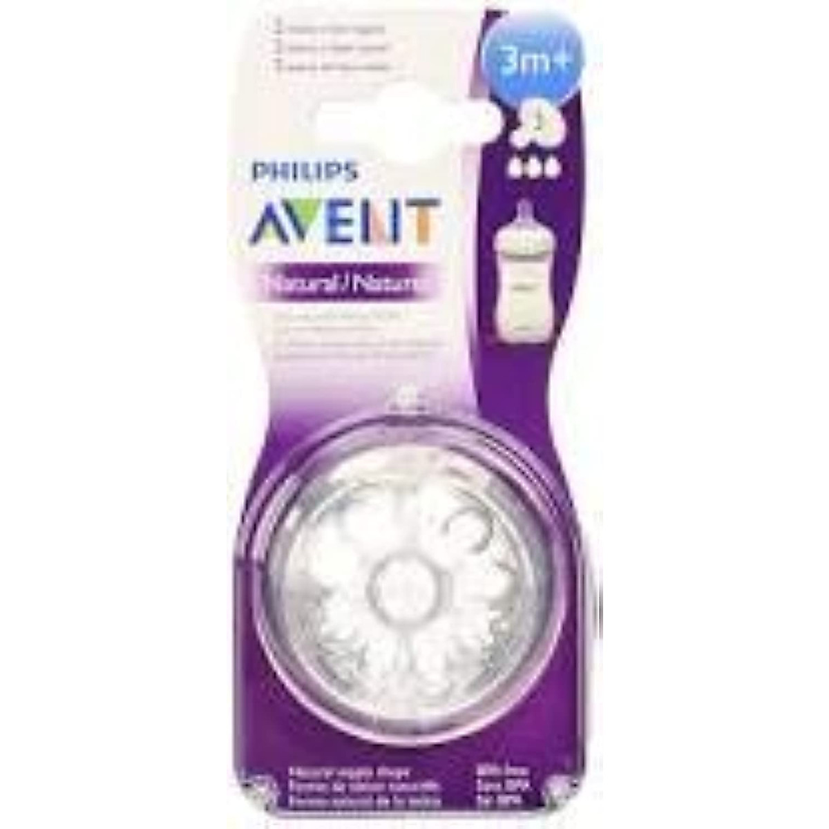 Philips Avent Natural Nipple Medium Flow - 4 Pack