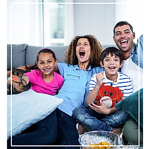 DolliBu Big-Eye Red Crab Stuffed Animal with Baseball Plush - Soft Huggable Crab, Adorable Plush Toy, Personalized Soft Plush Doll Animal Toy for Kids and Adults - 6 Inch