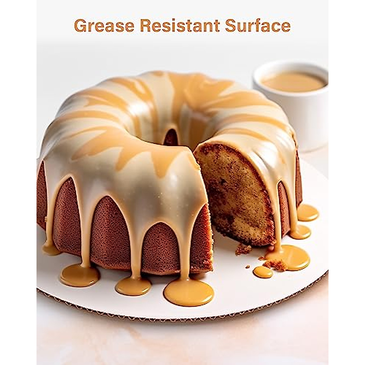 Kootek Cake Boards Round 30 Pack, Cake Decorating Kits Circle Cardboard Round Base 6, 8 and 10 inch, Cake Plate 10 of Each Size