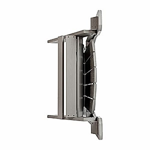 Flash Furniture Charlestown Folding Adirondack Chair - Gray - Poly Resin - Indoor/Outdoor - Weather Resistant - Set of 4