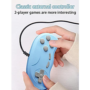Fadist Handheld Game Console, Retro Mini Game Console with 500 Classic Games, 3.0 inch Screen, Rechargeable Battery, Portable Game Console, Support TV, Ideal Gift for Kids, Friend, Lover