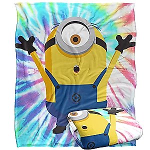 Minions Blanket, 50"x60", Stuart Silky Touch Super Soft Throw Blanket