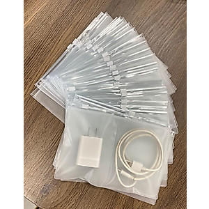 50 Jewelry Bags Clear Necklace Zipper Bags,Double Pocket 3.5x4.5 inch PVC Zipper Lock Bags,Frosting Jewelry Anti Oxidation Bag Clarity Tarnish Prevention,Resealable Storage of Jewelry(2 pockets)