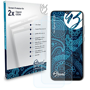 Bruni Screen Protector compatible with Gigaset GS290 Protector Film, crystal clear Protective Film (2X)