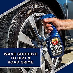 303 Tire and Rubber Cleaner - Preps Tires for Dressing - Fast Acting Foaming Formula - Removes Tire Browning - Safe for All Rubber and Vinyl, 32 fl. oz. (30579CSR)
