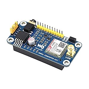 Waveshare R800C GSM/GPRS HAT Compatible with Raspberry Pi and Jetson Nano, Support 2G Communication Phone Call and SMS