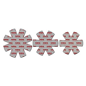 MAGMA Products, A10-368 No-Skid 3-Piece Pot Protectors Set, Grey