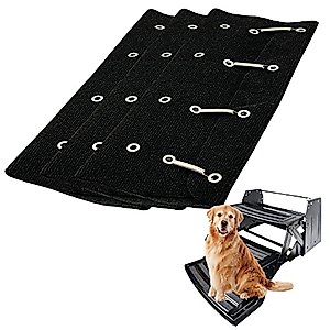 Sintron RV Step Rug 22 Inch Wide 3 Pack RV Step Covers Wrap Around Camper Stair Rugs for Radius Steps, Protects Your RV from Unwanted Tracked in Dirt, for Electrical & Manual RV Trailer Camper Stairs