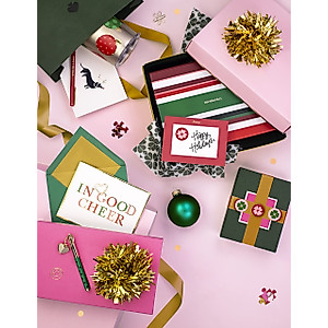 Kate Spade New York Metal Ink Pen Key Fob, Black Ink Ballpoint Keychain Pen, Autumn Dot