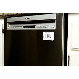 Double-Sided Dishwasher Magnet Clean Dirty Sign, Clean and Dirty Magnet for Dishwasher, Dirty or Clean Magnetic Signs, Clean/Dirty for Stainless Steel Decor, Dish Washer Sign Magnet