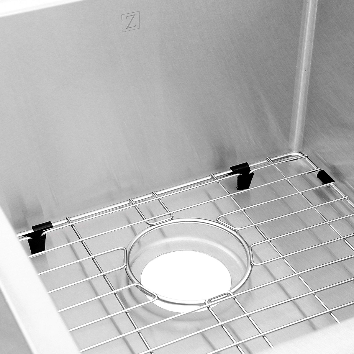 ZLINE 32" Jackson Undermount Double Bowl Scratch Resistant Stainless Steel Kitchen Sink with Bottom Grid (SRDR-32S)