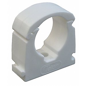 Pipe Clip, 3/4 In, PEX, White