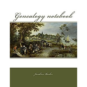 Genealogy notebook: 127 ancestor data sheets, name index, genealogical table for 7 generations, research log, to-do list, and plenty of room for notes.