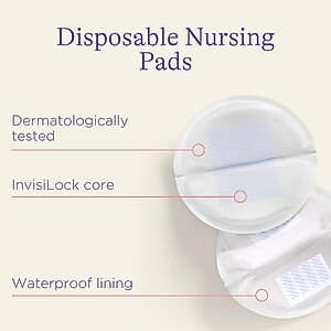 Lansinoh Stay Dry Nursing Pads Medium 36 Each (Pack of 2)