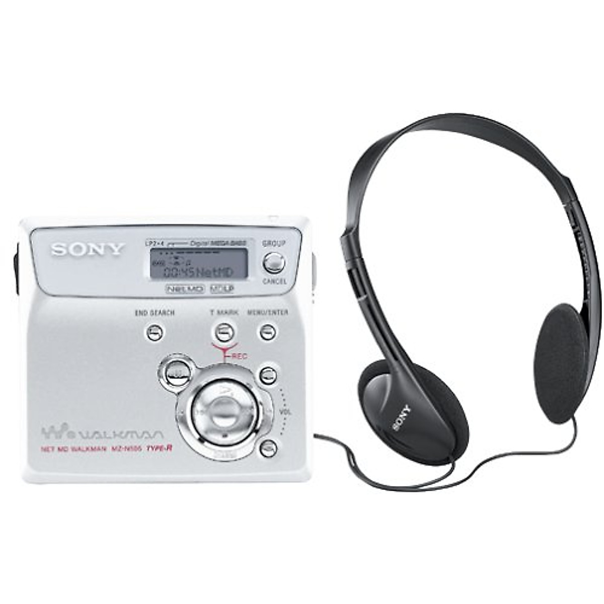 Sony MZ-N505S Net MD Walkman Player/Recorder (Silver)