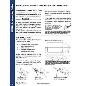 Dometic SeaStar Rack Steering Cable for Back Mount Rack Steering Kit, SSC13420, 20ft.