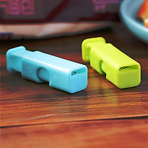 Yoben Bread Bag Clips Reusable,Kitchen Clips For Bags,Plastic Snack Bag Clips For Food Chips And Other Food Bags,Easy To Use General Bag Clips For Food Storage (4pcs)