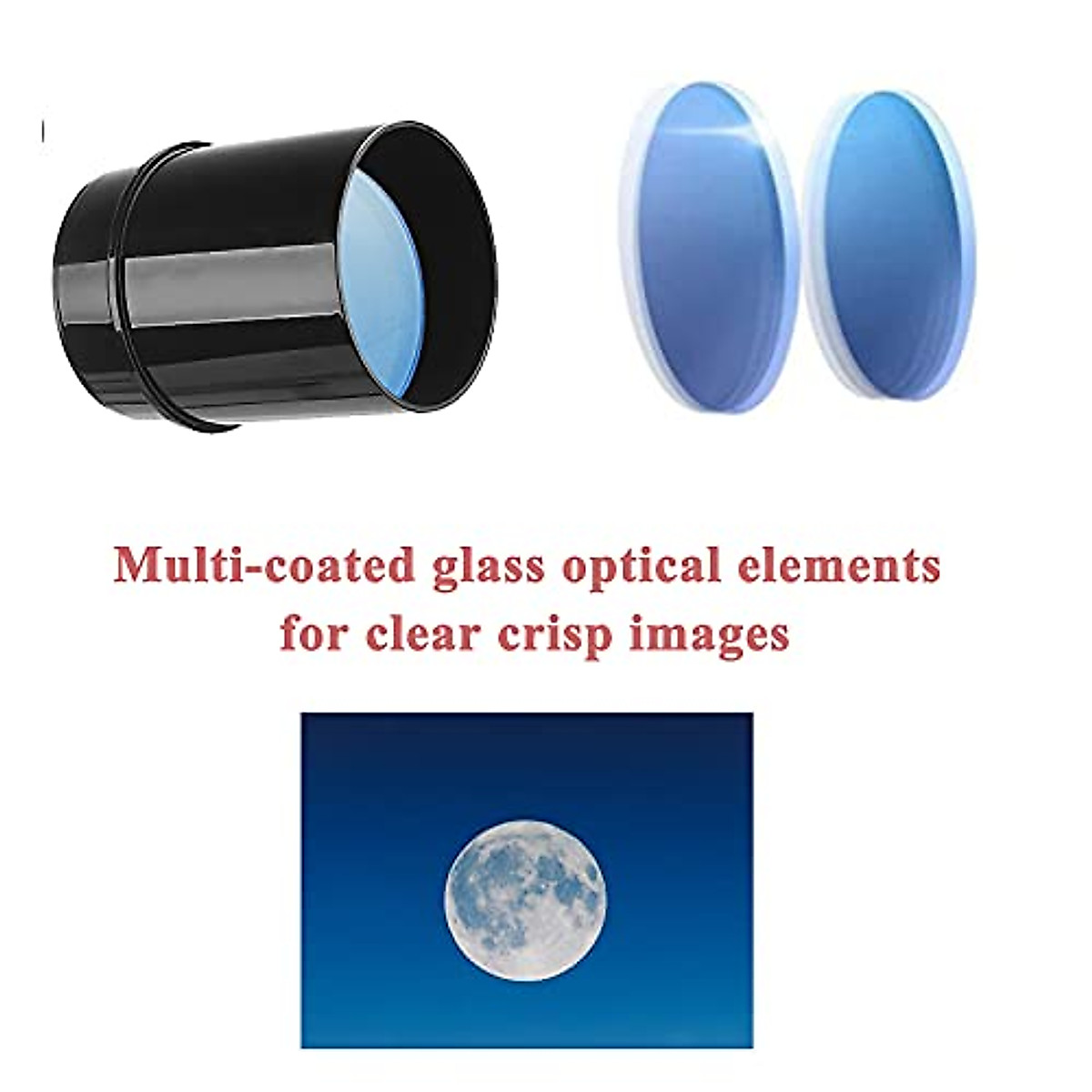 SVBONY Telescope for Kids, 60mm Portable Refractor Telescope, Multi-Coated Optics Ideal Telescope for Beginners