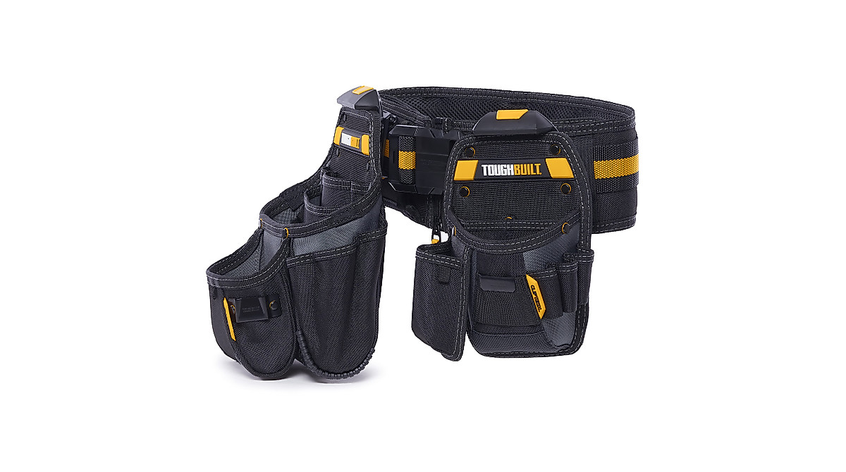 ToughBuilt ClipTech 3pc Tool Belt Set for Handyman