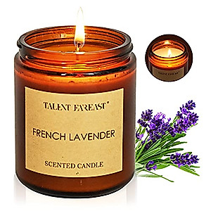 JINZAIYUAN GRACEHOUR Candles for Home Scented，7oz Large Scented Candles for Women & Man, French Lavender Scented Candles,Natural Soy Wax Jar Candle Gifts for Home Decor Birthday，35H Long Lasting