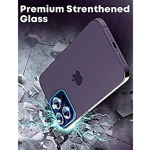 Freefa for iPhone 14 Pro/iPhone 14 Pro Max Camera Lens Protector, Bling Diamond Case for iPhone 14 Pro Camera Lens Protector, for iPhone 14 Pro Lens Protector, HD-High Definition Glass, Case Friendly