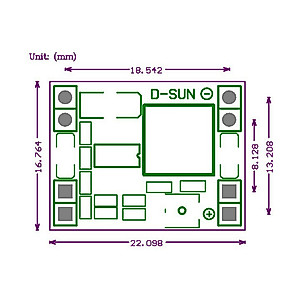 Qunqi 5pack MP1584EN Ultra Small DC-DC 3A Power Step-Down Adjustable Module Buck Converter 24V to 12v 9V 5V 3V for Arduino