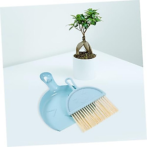 Cabilock 1 Set Broom to Clean up Combos Cars Brooms Detailing Brush Automotive Cleaning Small Dustpan Keyboard Multi-Function Whisk Broom Multi-Function Mini Dustpan Mini Broom Blue Pp