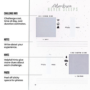 The Adventure Challenge Solo Edition - 50 Scratch-Off Adventures and Games for Adults & Teens, Adventure Challenge Scratch Off Book, Self-Care Activity Book