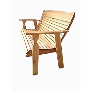 Kilmer Creek 4' Natural Cedar Patio Bench, Amish Crafted
