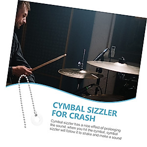 Mikinona Drum Extension Chain Drum Cymbal Sustainer Drum Kit Ride Cymbal Alloy Cymbal Chain Jazz