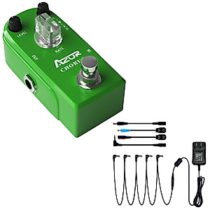 AZOR Pedal Power Adapter with Chorus Guitar Effect Pedal Pure Analog with True Bypass AP-309