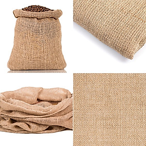 Natural Burlap Fabric BUR40-5YDS Burlap, Burlap Jute Fabric for Weddings Table Runner Arts & Crafts Tree Wraps for Winter Placemat (40” Wide x 5 Yards)