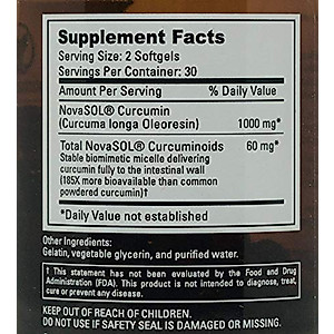 OptimaEarth Liquid Gold Curcumin with NovaSOL - Enhanced Absorption Turmeric Supplement - Supports Joint and Immune System Health - 185x More Bioavailable Than Traditional Curcumin Products