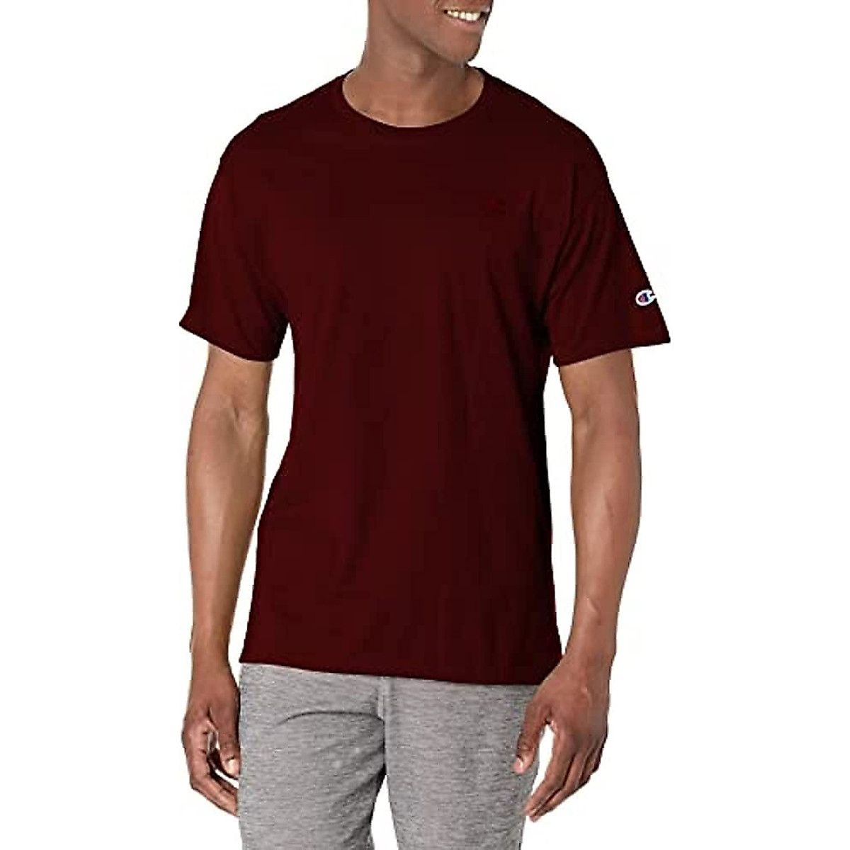 Champion Mens Classic T-shirt, Everyday Tee For Men, Comfortable Soft (Reg. Or Big & Tall), Maroon, X-Large US
