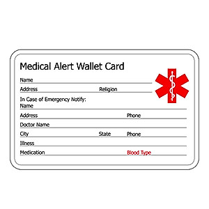 Tarring Free Engraving Medical Alert ID Bracelets for Men & Women 6.5-8.5 Inch Titanium Emergency Alert ID Bracelets for Unisex (TITANIUM-7.5")