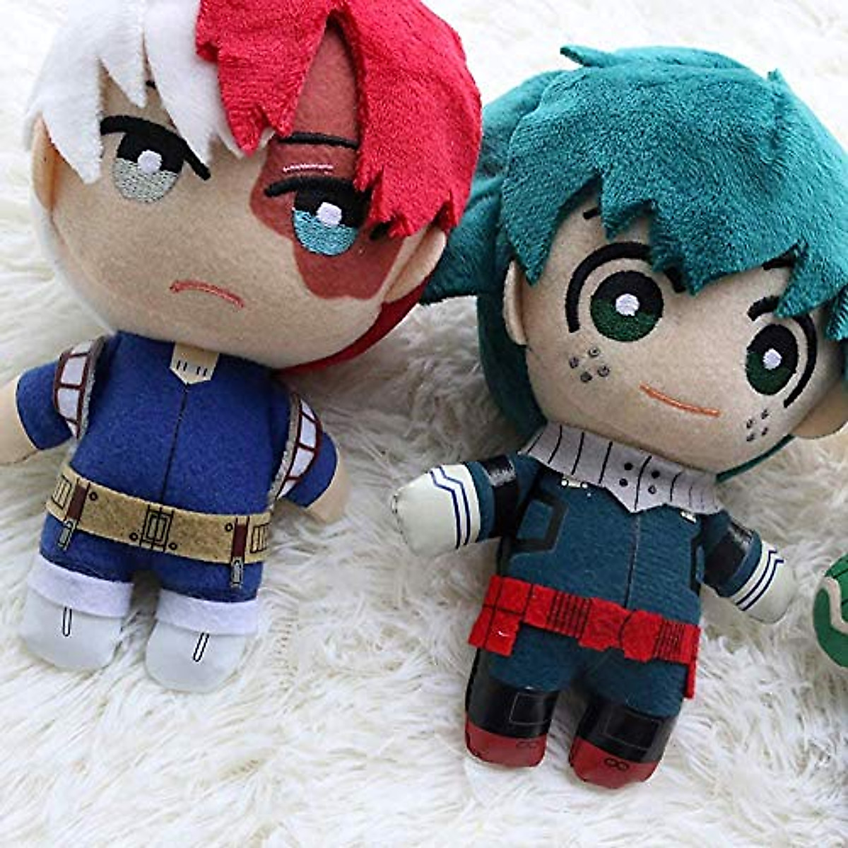 MHA Anime Plushie Cute Plushie Hero Cosplay Plushies Plush Toy Stuffed Keychain Doll, 5.9" Green